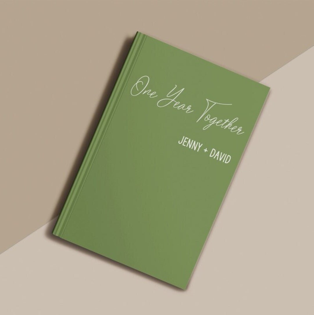 Custom Anniversary Journal | Wedding Gift | Gift for Bride and Groom ...