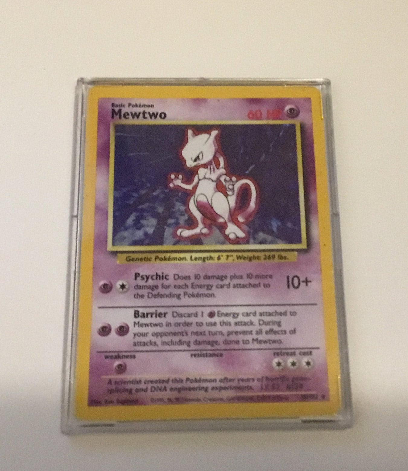Original Mewtwo Card