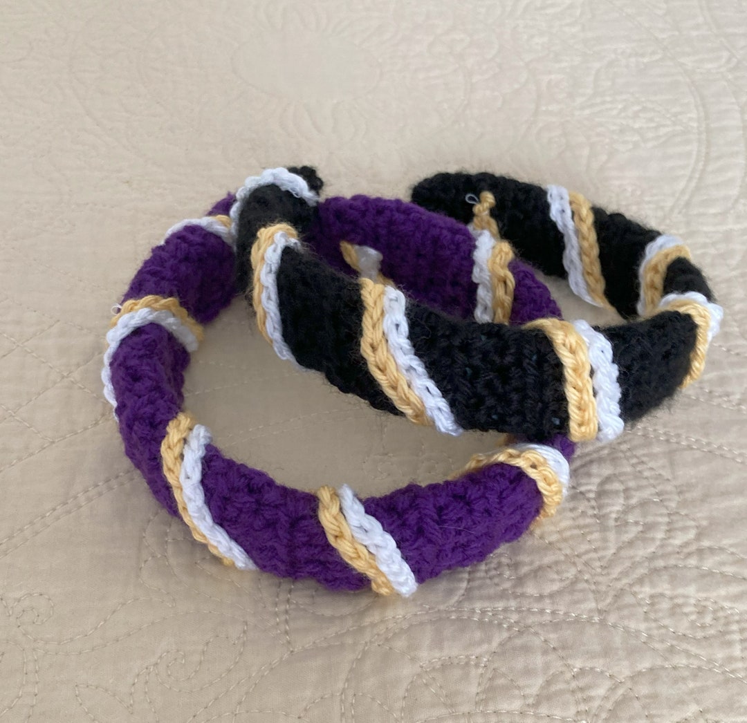 LSU / Saints Crochet Headband Pattern - Etsy