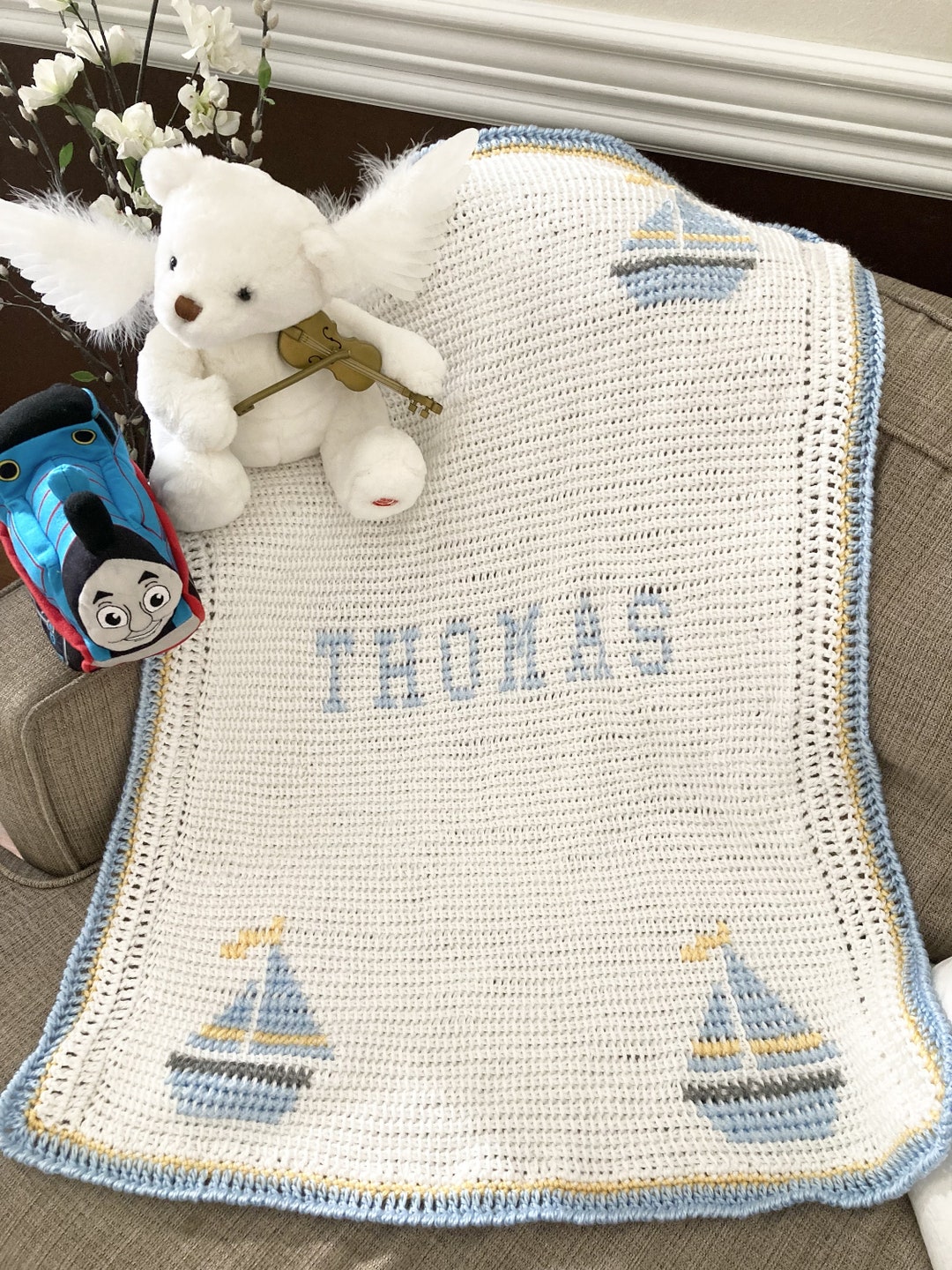 Personalized Baby Blanket Pattern - Etsy