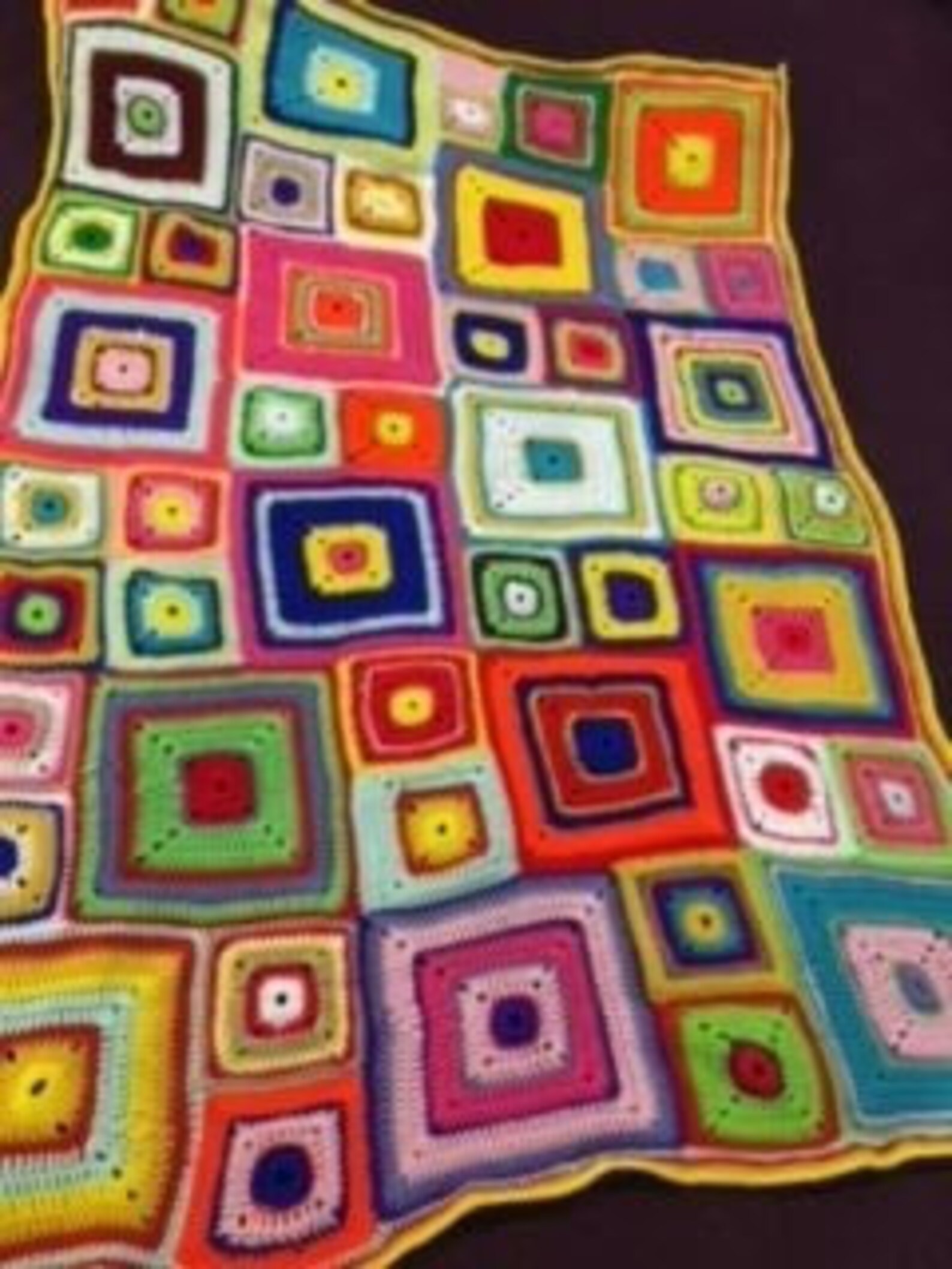 Easy Crochet Scrap Blanket Pattern - Etsy