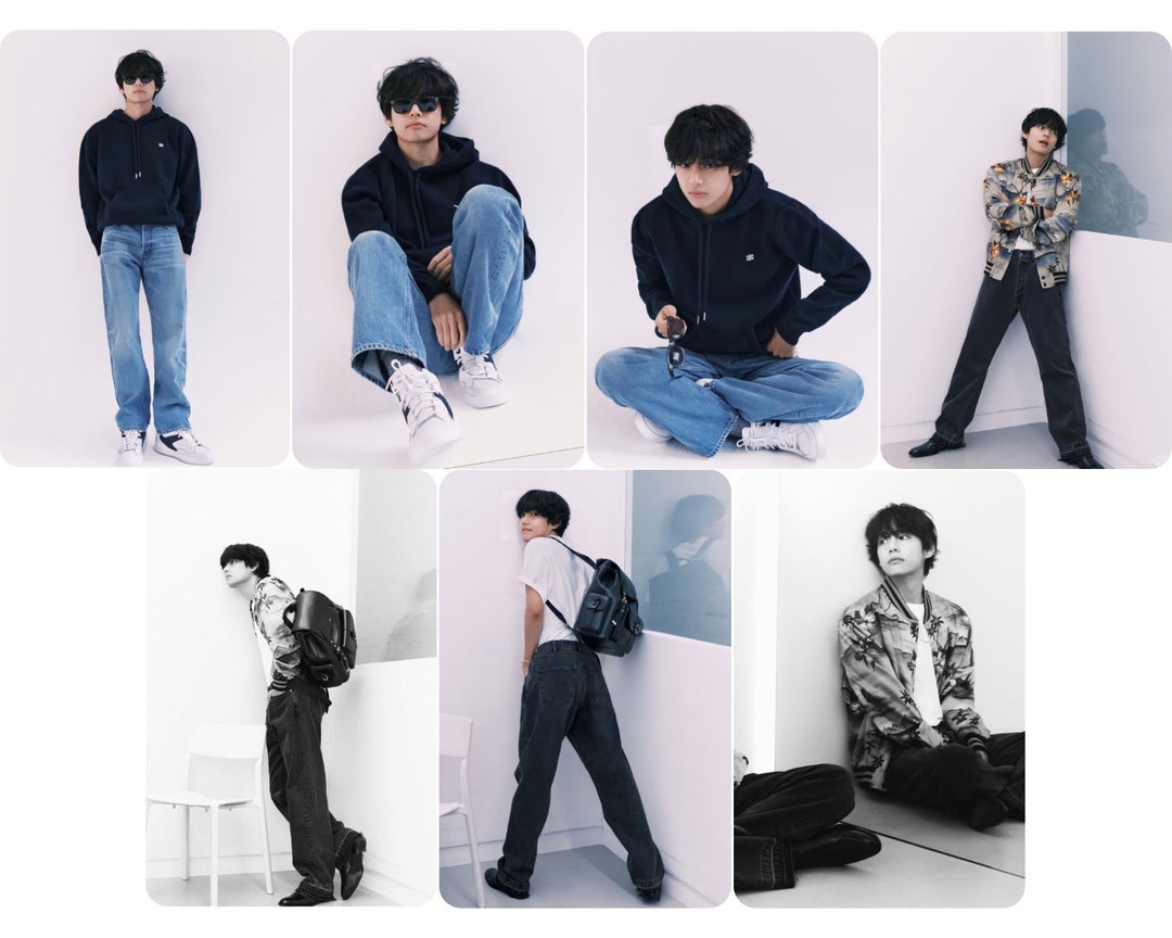 BTS V Kim Taehyung Celine Fashion Ambassador Fan-made Photocards not ...