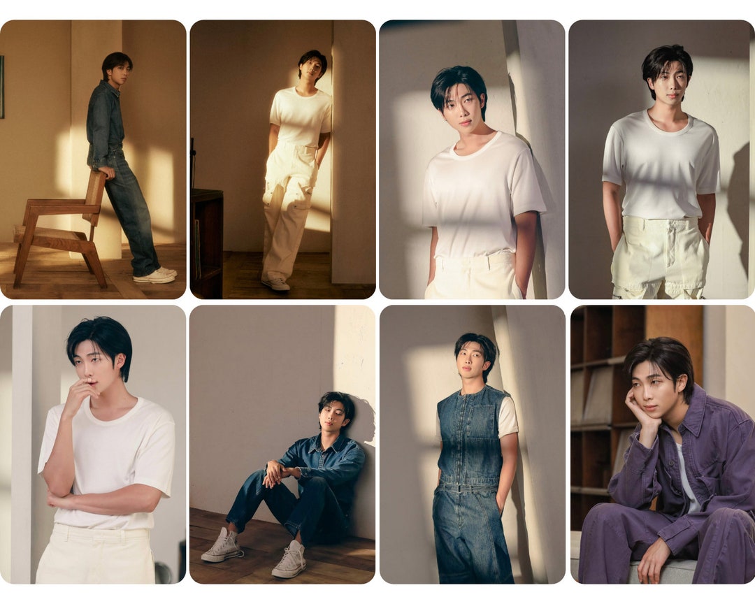 BTS RM Kim Namjoon Indigo Album Photo Sketch Fan-made Photocards not ...