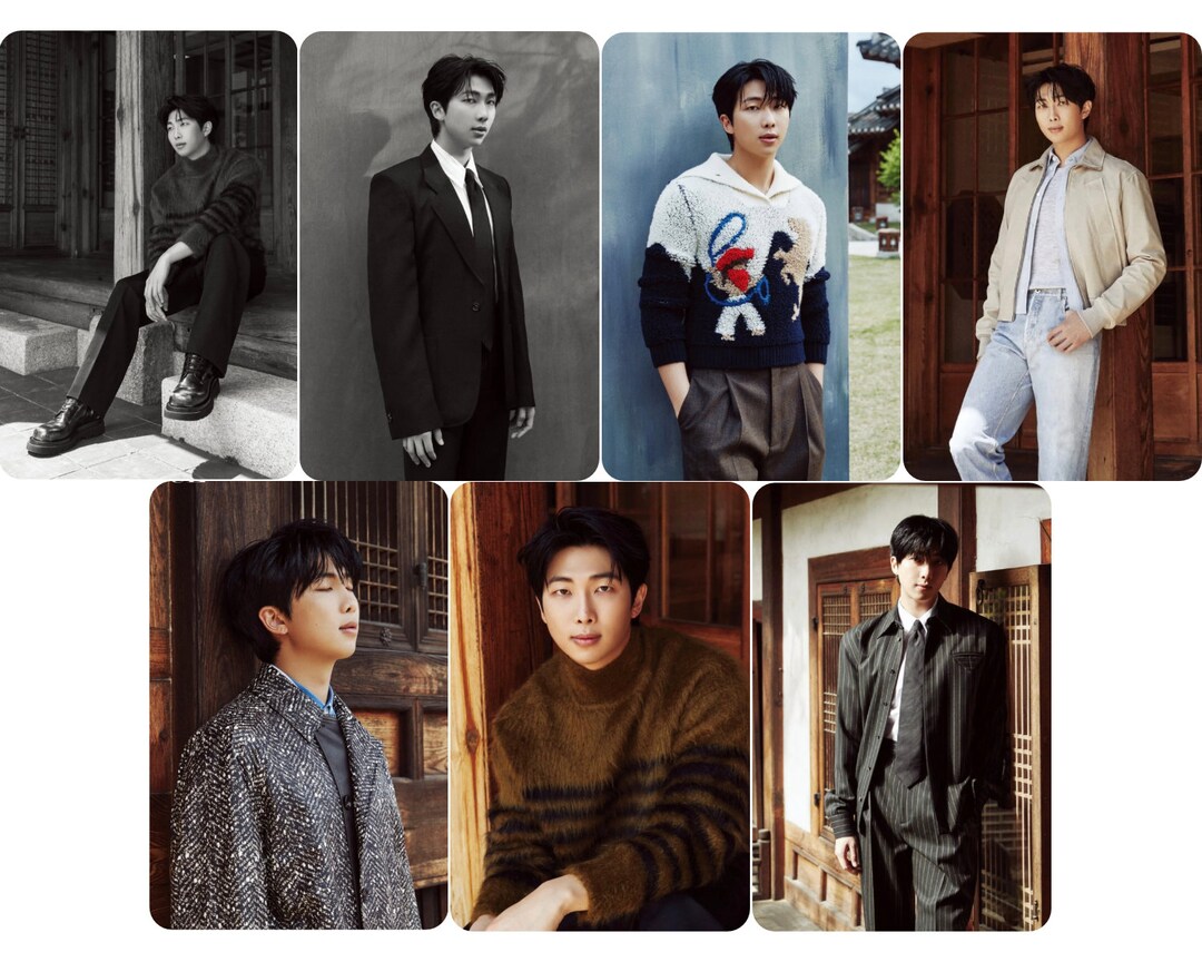 BTS RM Namjoon Vogue Korea Magazine Cover Fan-made Photocard - Etsy