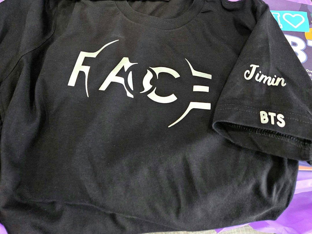 Jimin- Face T Shirt, Jimin Merch, Kpop Shirt, Bts Merch, Kpop Merch ...
