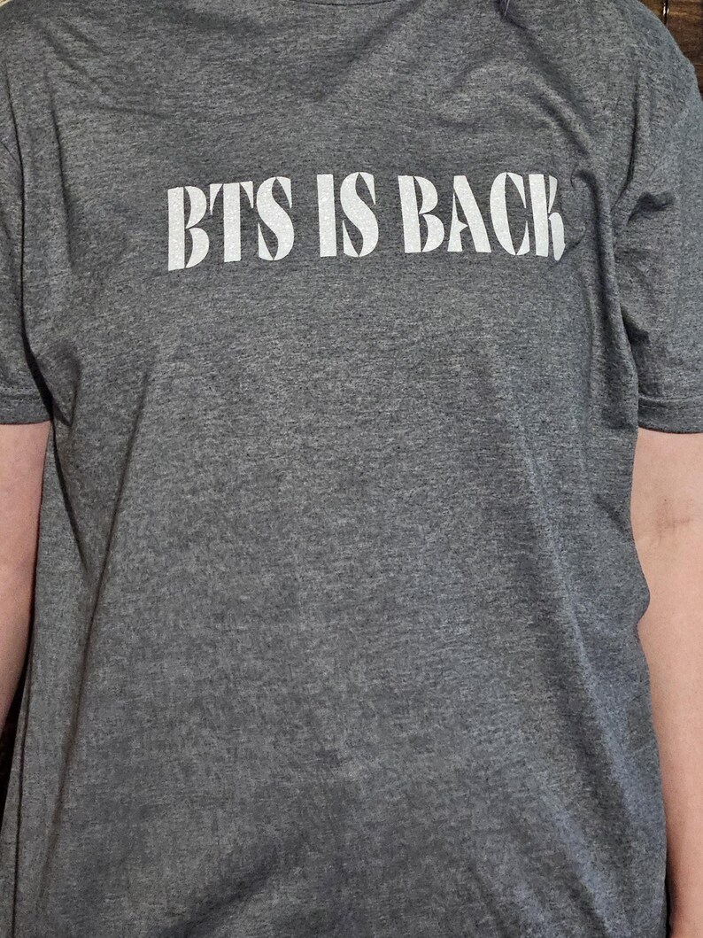 BTS is Back!! Fanchat on Back, BTS Merch, Army Fandom, Kpop Shirt, Kpop ...