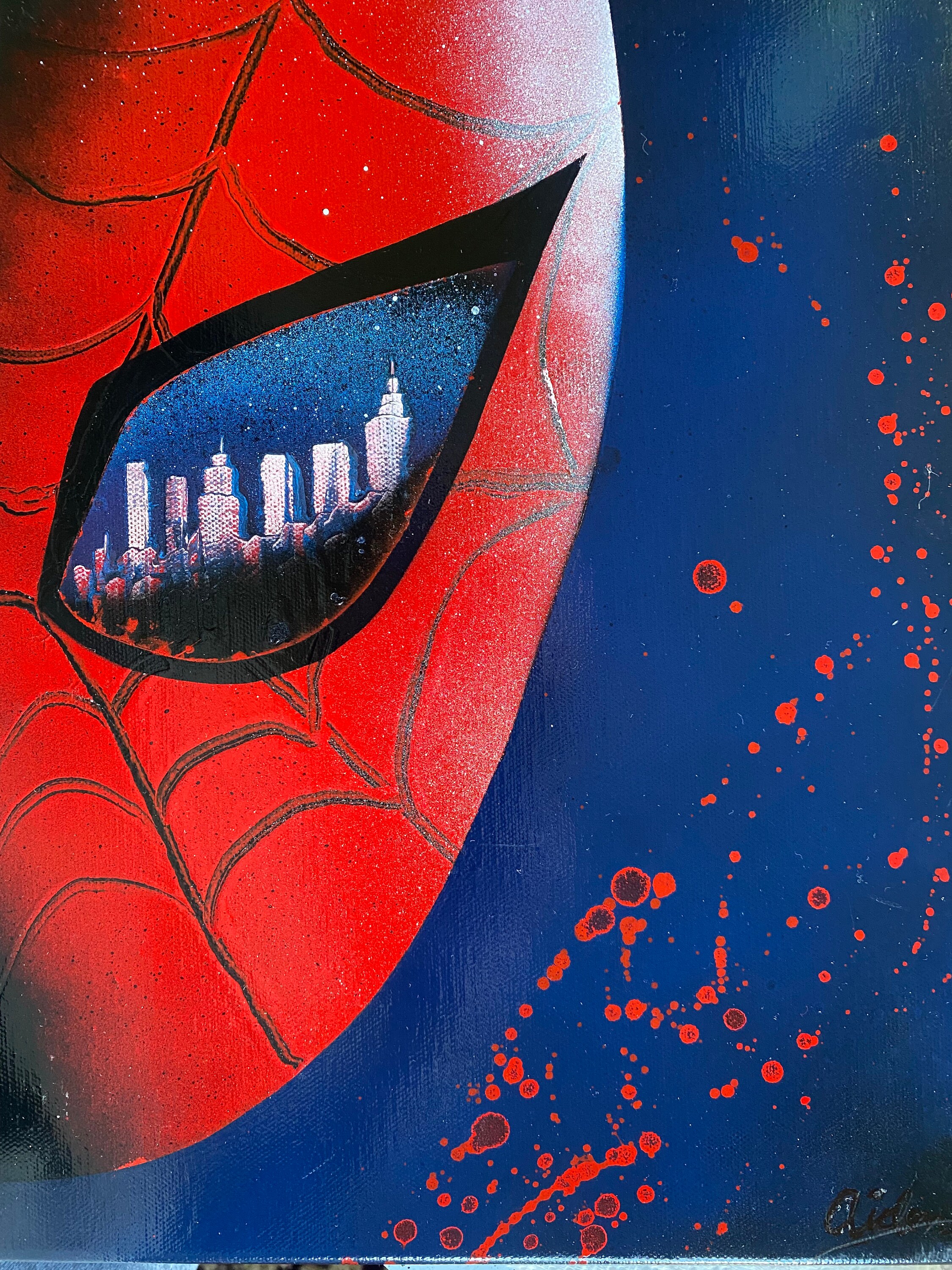 Spider-man Skyline [digital Download] - Etsy