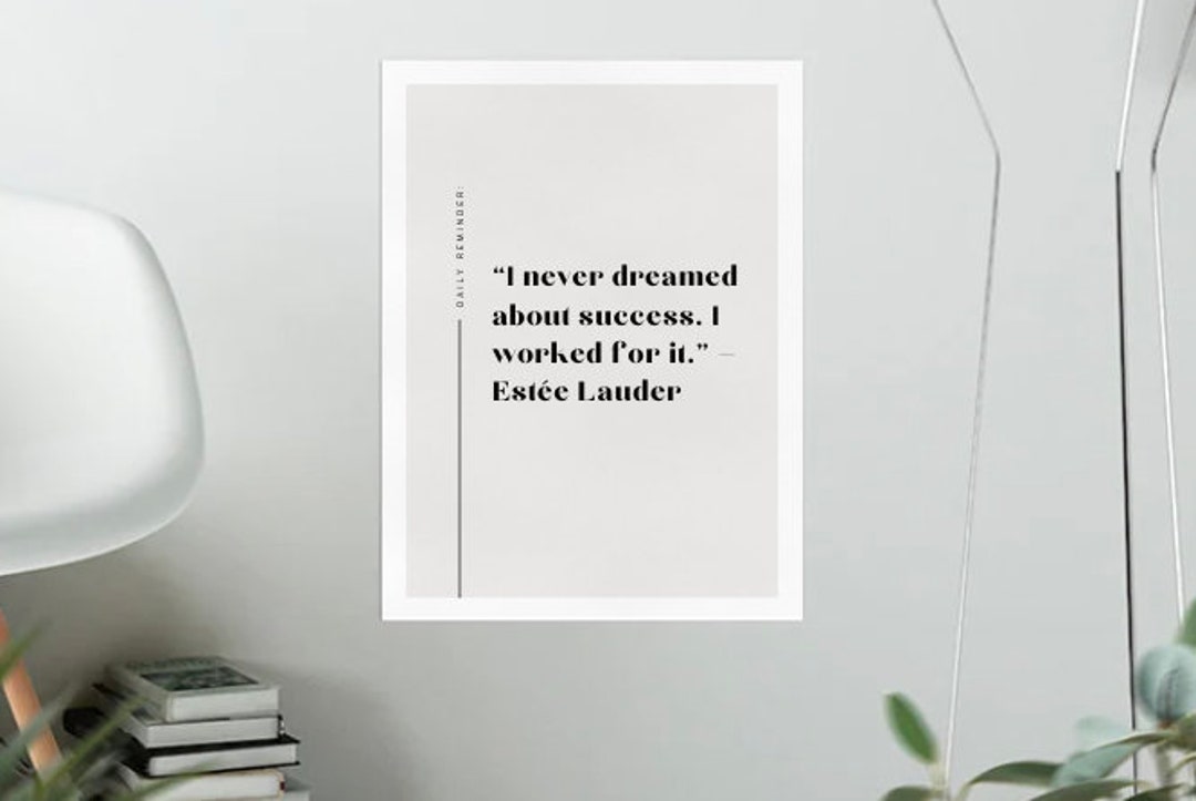 Motivational Poster Printable-success - Etsy