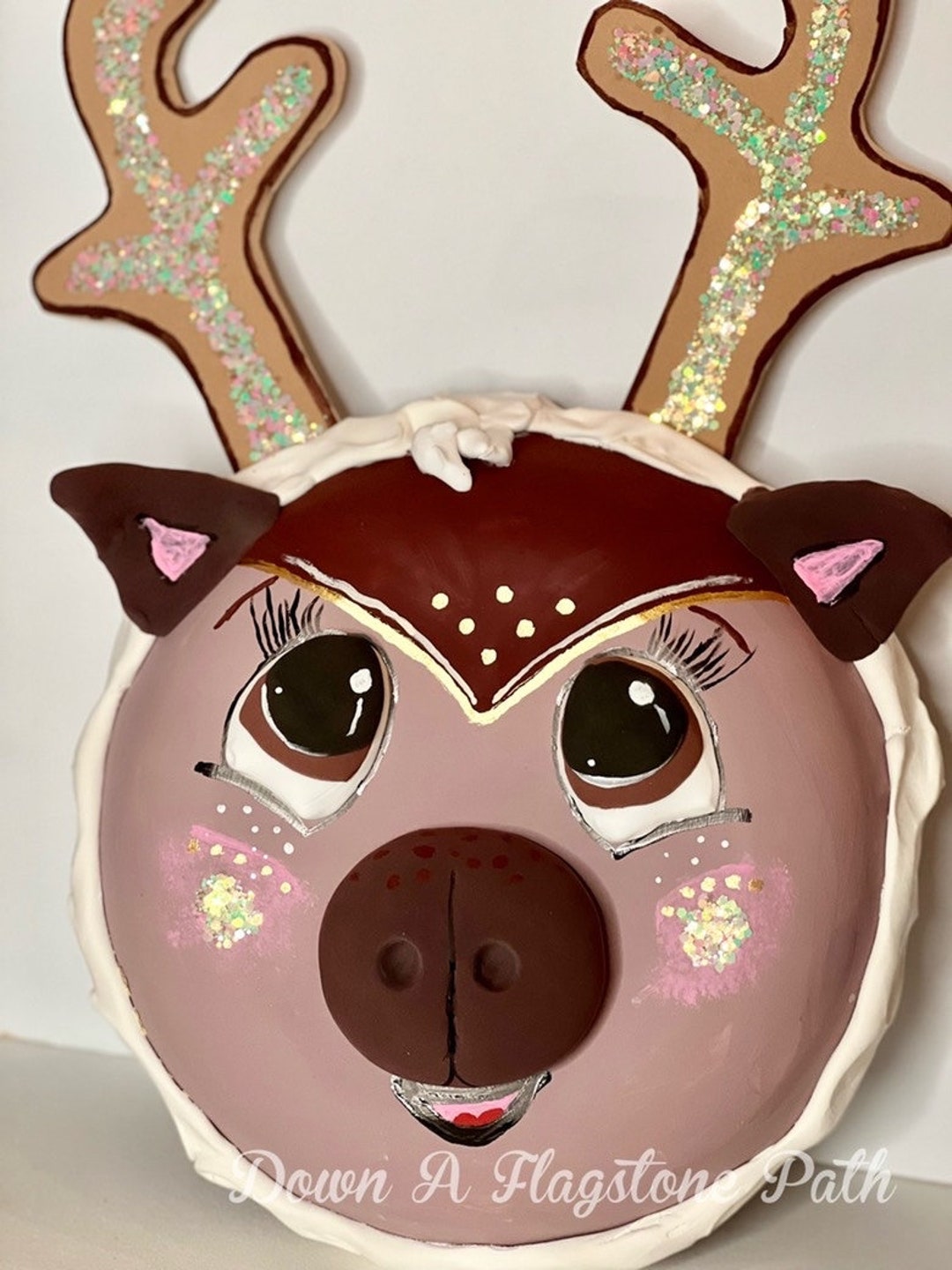 Reindeer Giant Fake Macaron, Christmas Decoration, Holiday Decor ...