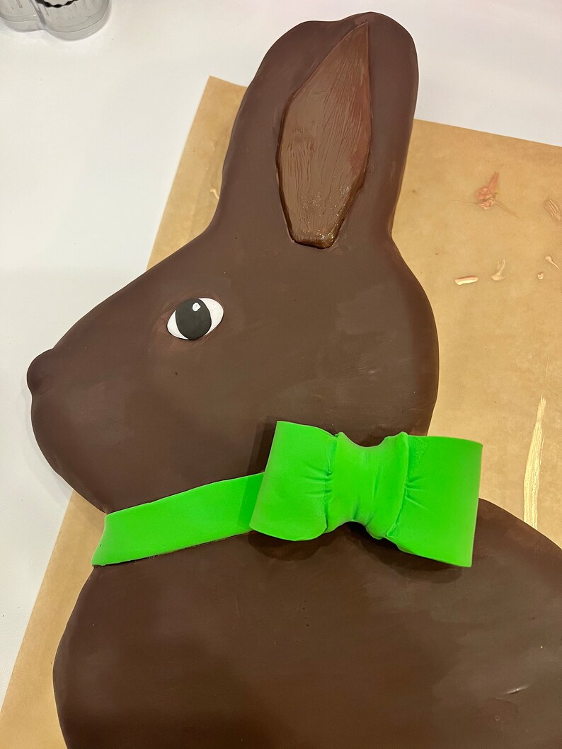 Giant Fake Chocolate Bunny Easter Decoration Photo Prop - Etsy