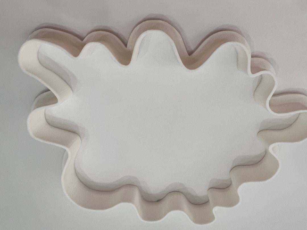Oval Blob or Icing Dripping Cookie Cutter, Christmas Cookie Cutter ...