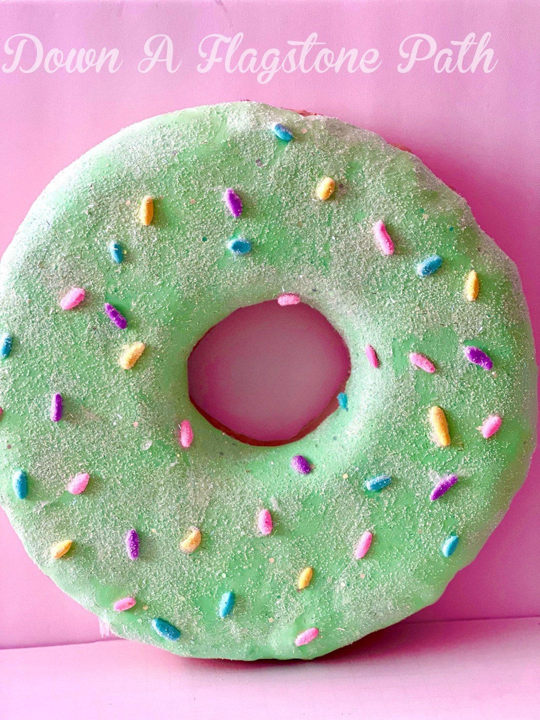 Supersized Donut, Candyland Theme Decoration, Christmas Decor, Wreath ...
