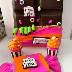 Halloween Fake Candy, Faux Candy, Bright/whimsical Halloween, Pink ...