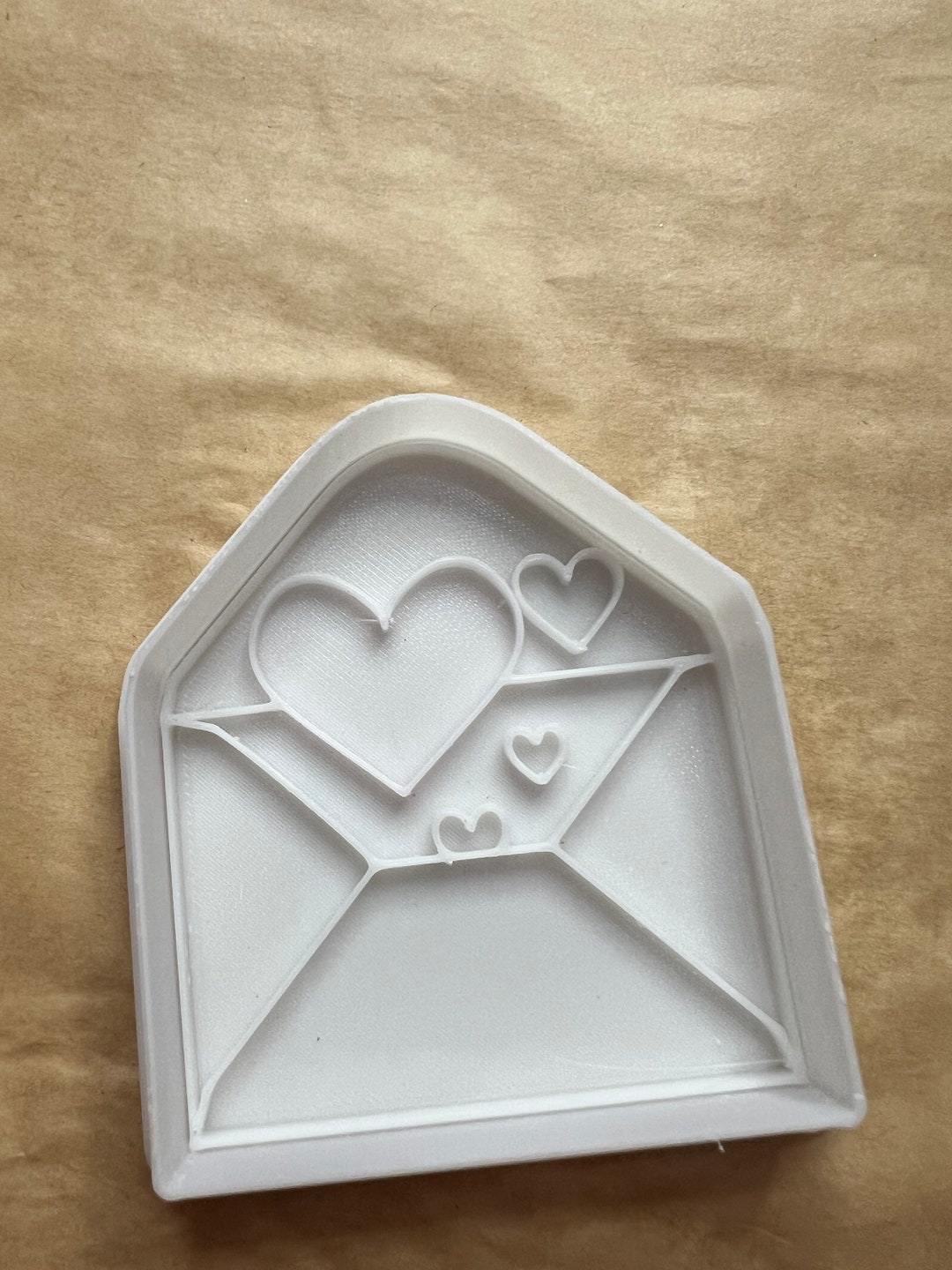 Love Note Envelope Cookie Cutter And/or Stamp, Valentines Day Cutter ...