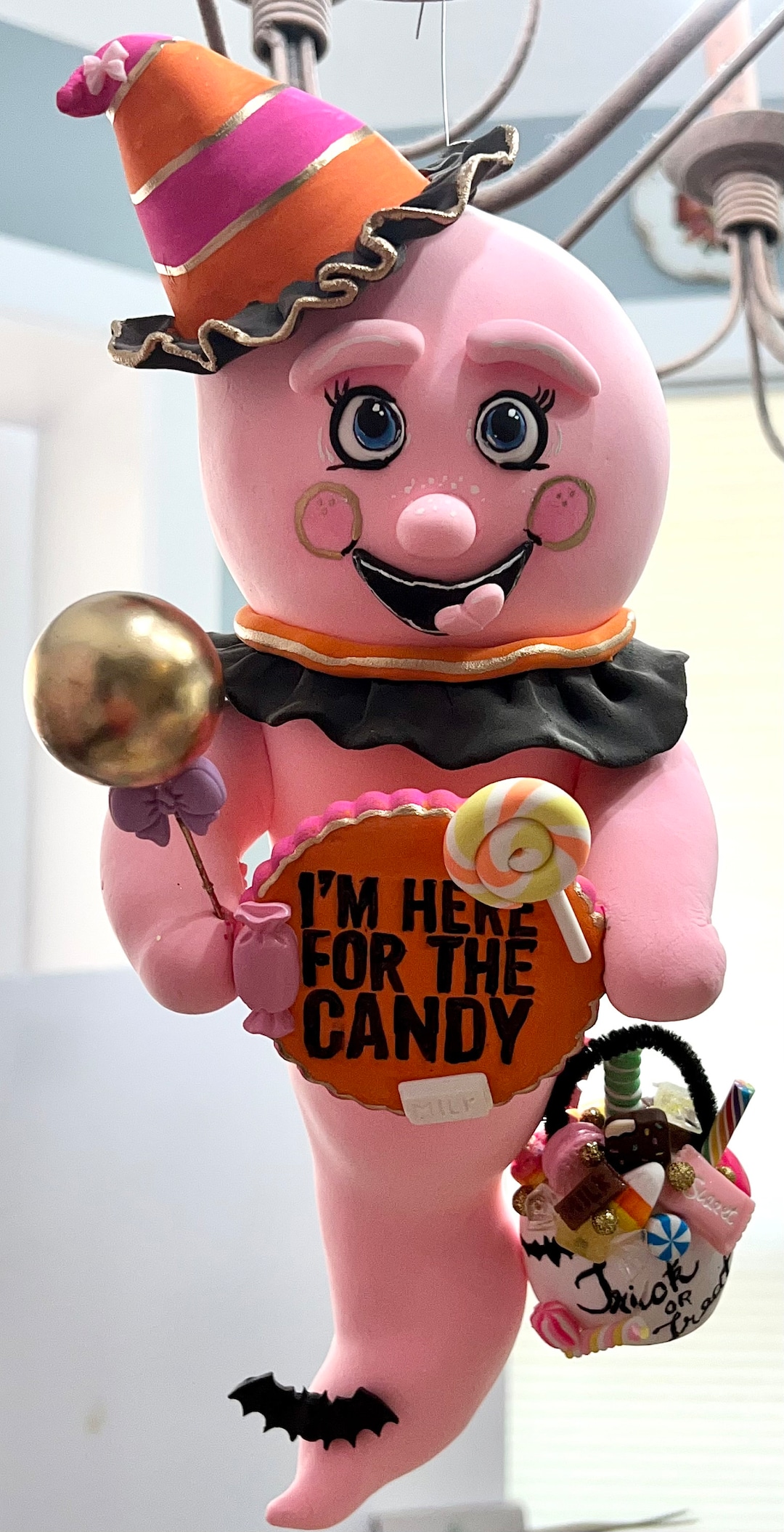 Pink Halloween Ghost, Halloween Decoration, Halloween Decor, Fake Bake ...