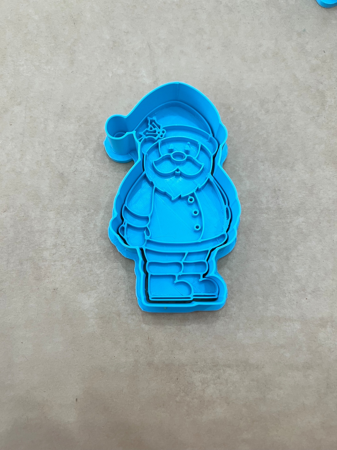Standing Santa Cookie Cutter/stamp, Holiday Cookie Cutters, Cookie ...