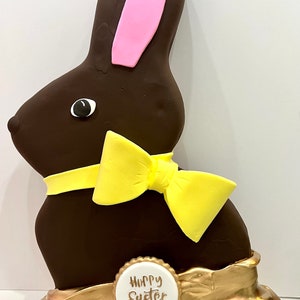 Giant Fake Chocolate Bunny, Easter Decoration, Photo Prop, Wreath ...