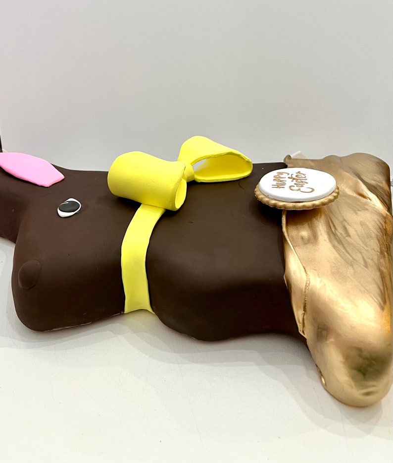 Giant Fake Chocolate Bunny Easter Decoration Photo Prop - Etsy