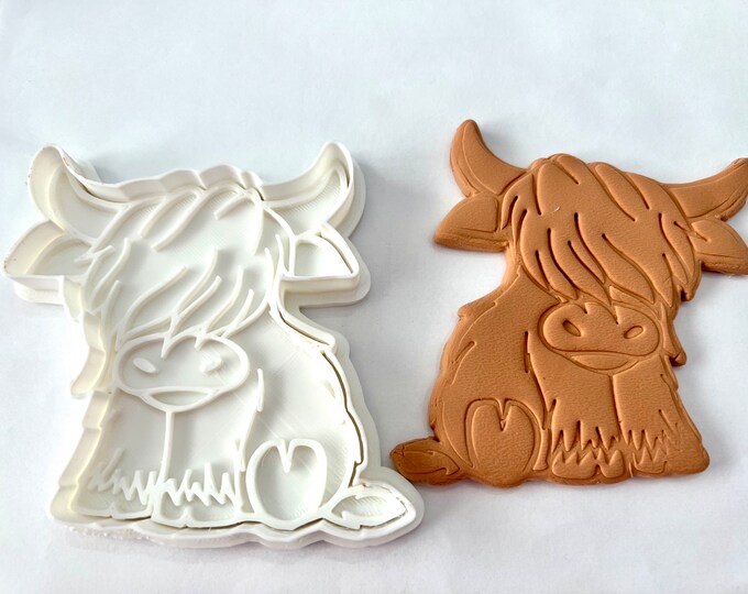 Highland Cow Cookie Cutter/stamp, Halloween Cookie Cutters, Cookie ...