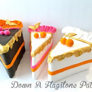 Elegant Fake Cake Slice, Halloween Decor, Photo Prop, Party Decoration ...