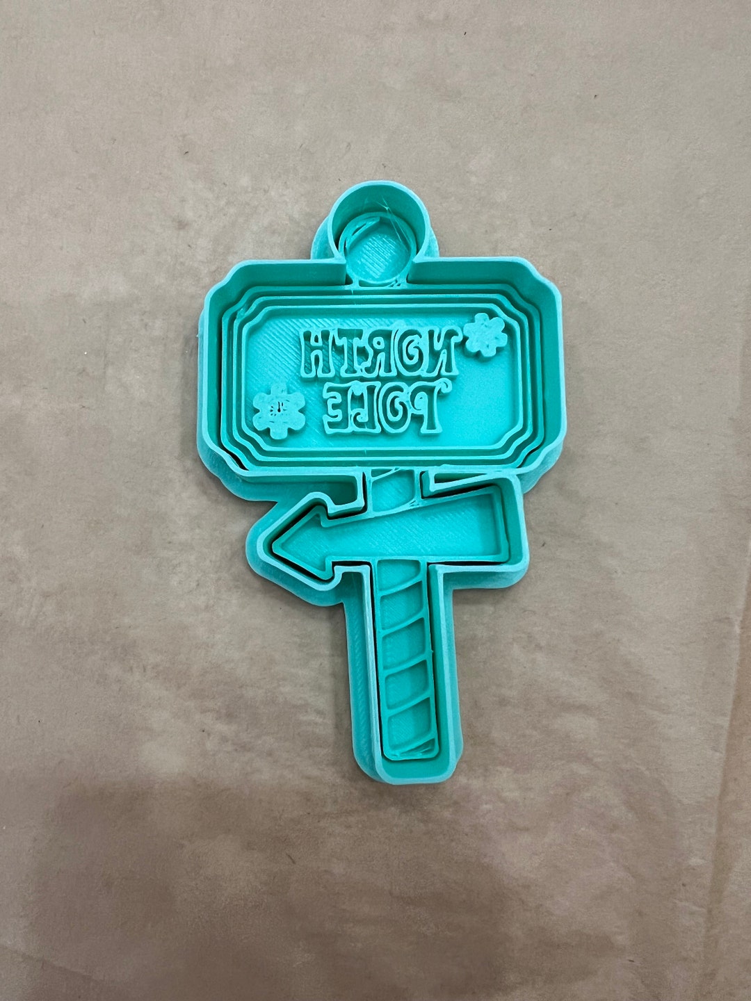 North Pole Sign Cookie Cutter/stamp, Holifay Cookie Cutters, Cookie ...