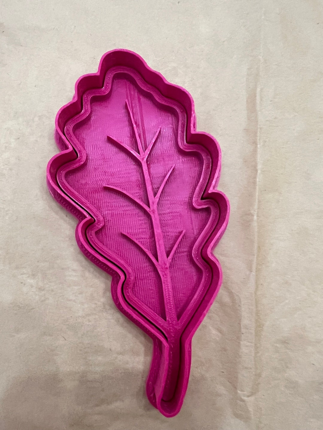 Oak Leaf 1 Cookie Cutter/stamp Halloween Cookie Cutters - Etsy