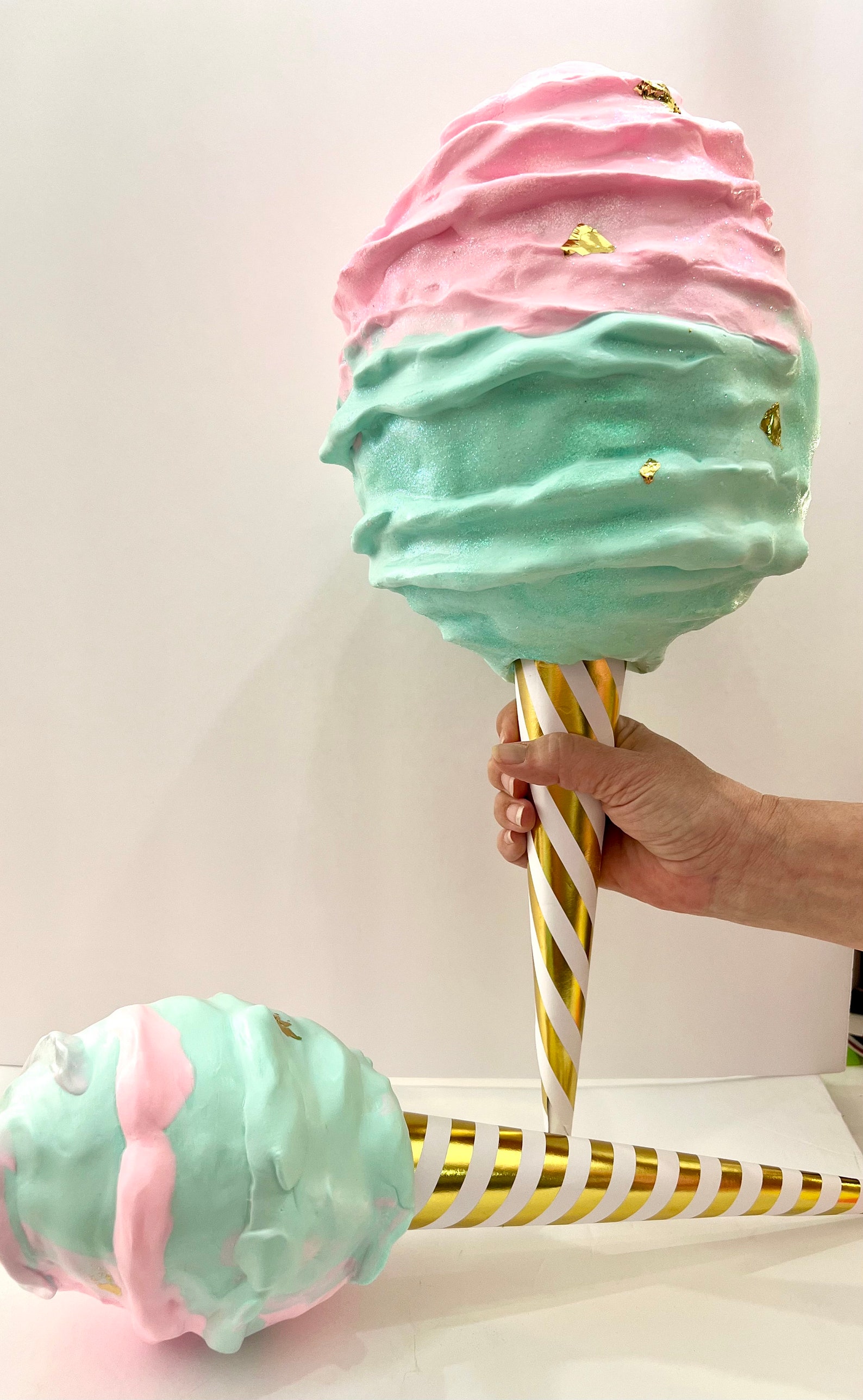 Giant Faux Cotton Candy Decoration Candyland Decor Wreath - Etsy