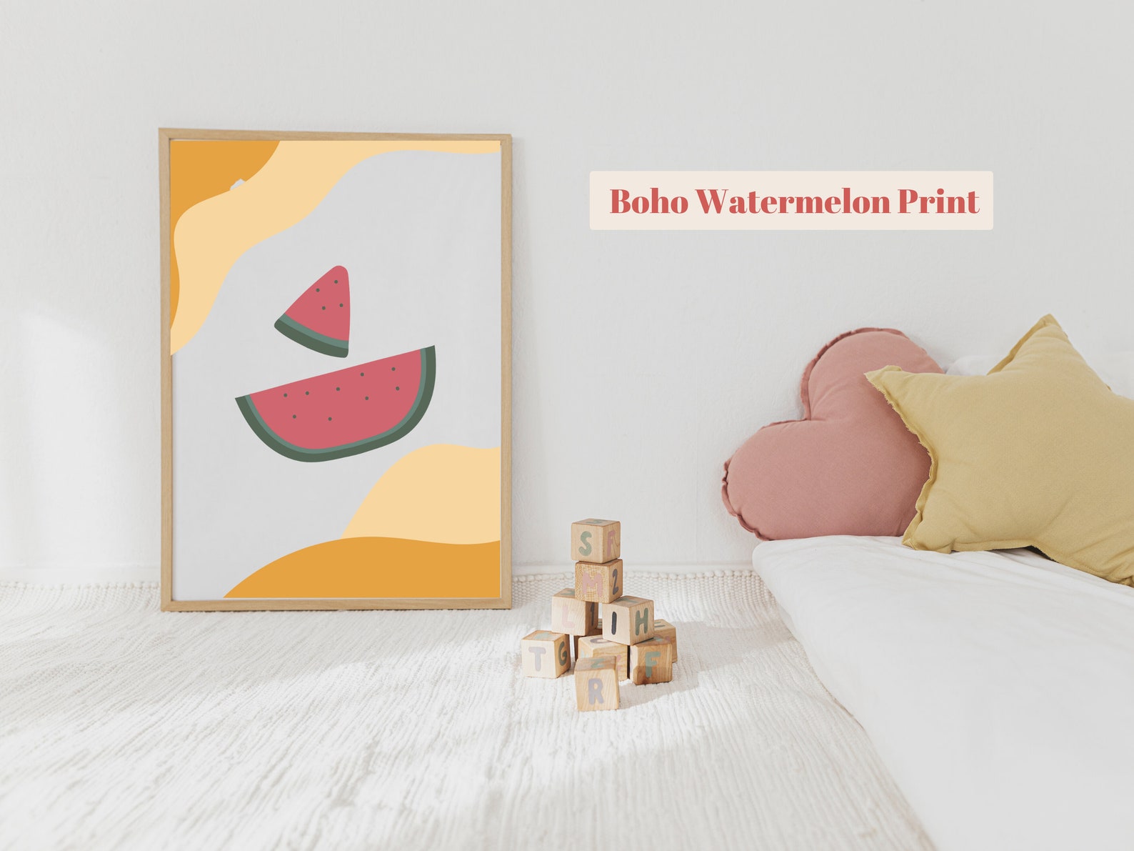 Printable Summer Posters | Summertime Nursery Prints | Watermelon ...