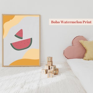 Printable Summer Posters | Summertime Nursery Prints | Watermelon ...