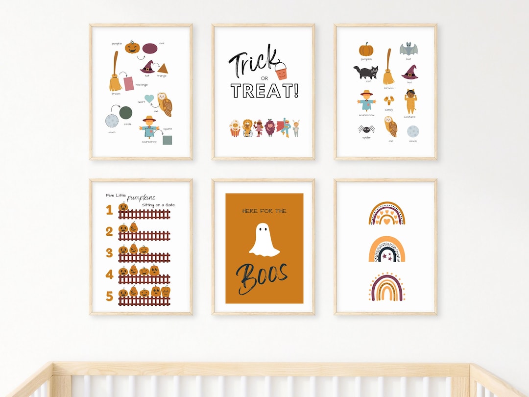 Preschool Halloween Printables | Kids Halloween Posters | Toddler ...