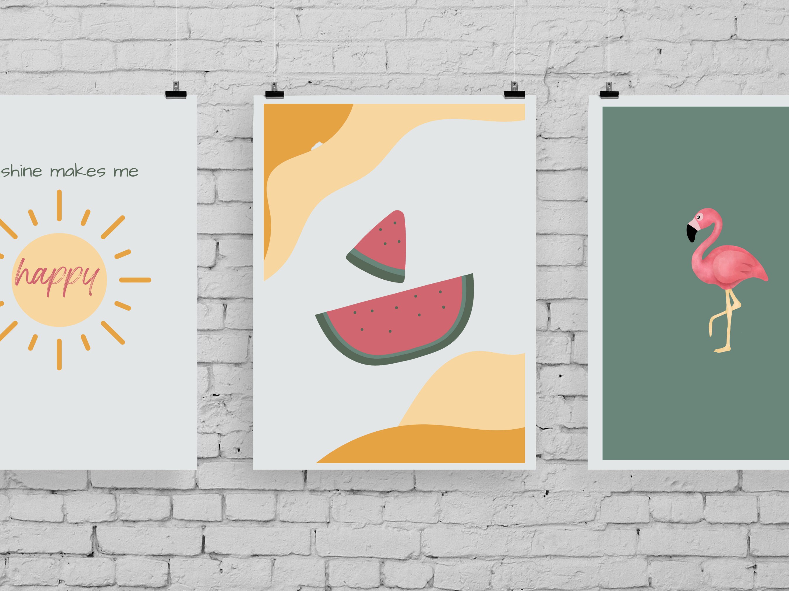 Printable Summer Posters | Summertime Nursery Prints | Watermelon ...