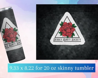 Indigenous Auntie Tumbler Wrap JPG PNG Native Digital Download for 20 ...