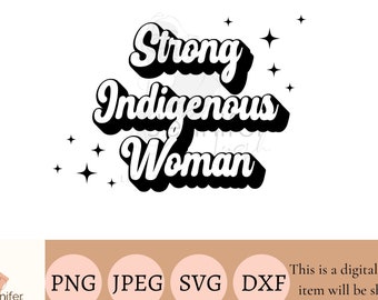 Indigenous Woman Svg - Etsy