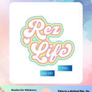 Rez Life Rainbow Indigenous PNG Native Digital Download for Cricut ...