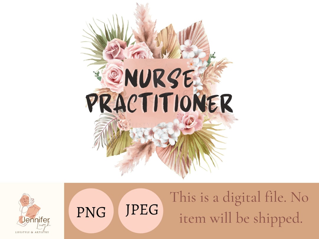 NP Nurse Practitioner JPEG PNG Digital Download for Wall Art, Shirt ...