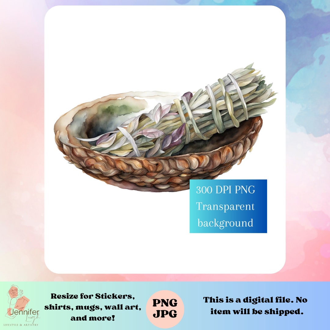 Indigenous Smudge Sage Bowl JPG PNG Native Design Digital Download for ...
