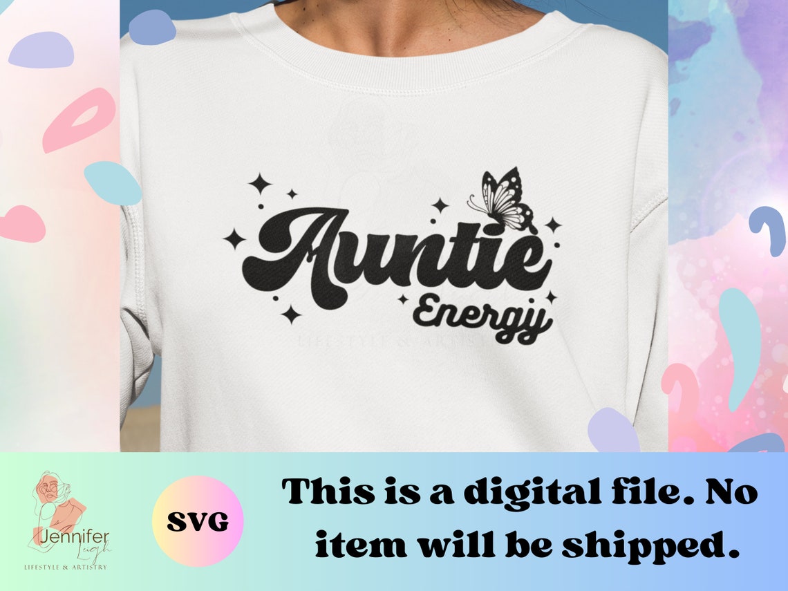Auntie Energy Indigenous SVG PNG Native Digital Downloads for Cricut ...