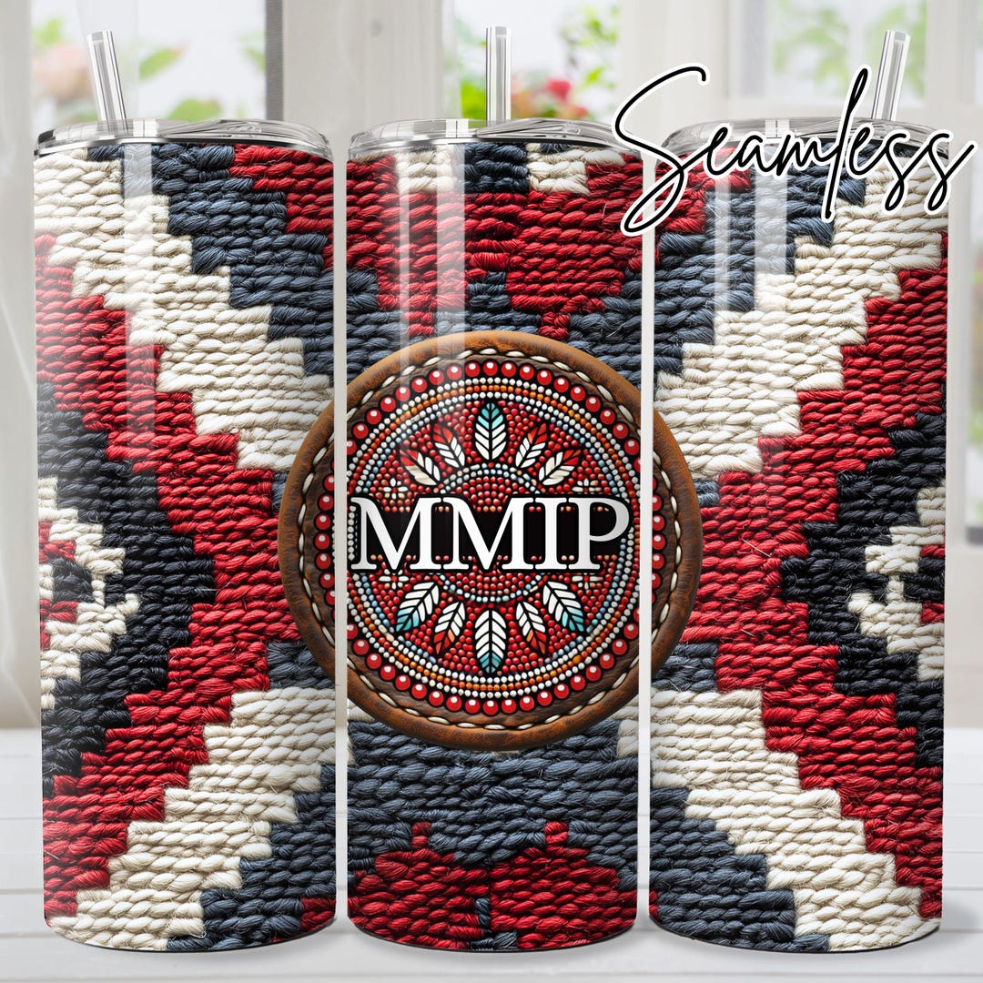 MMIP Indigenous Seamless Edge PNG Native Digital Download for 20 Oz 9.2 ...