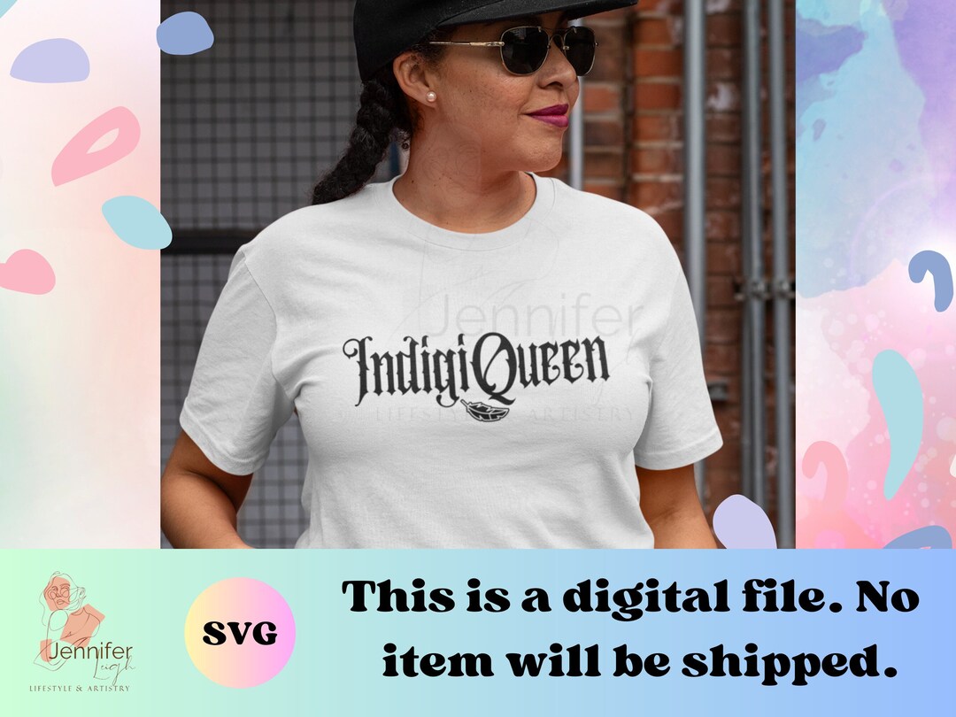 Indigiqueen Indigenous SVG PNG Native Digital Download for Cricut ...