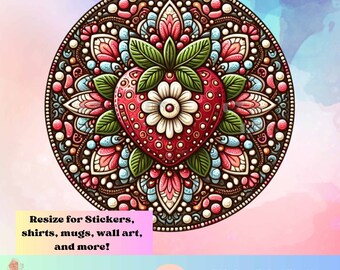 Berry Picker Indigenous Bead Round Art Style PNG Native Digital ...