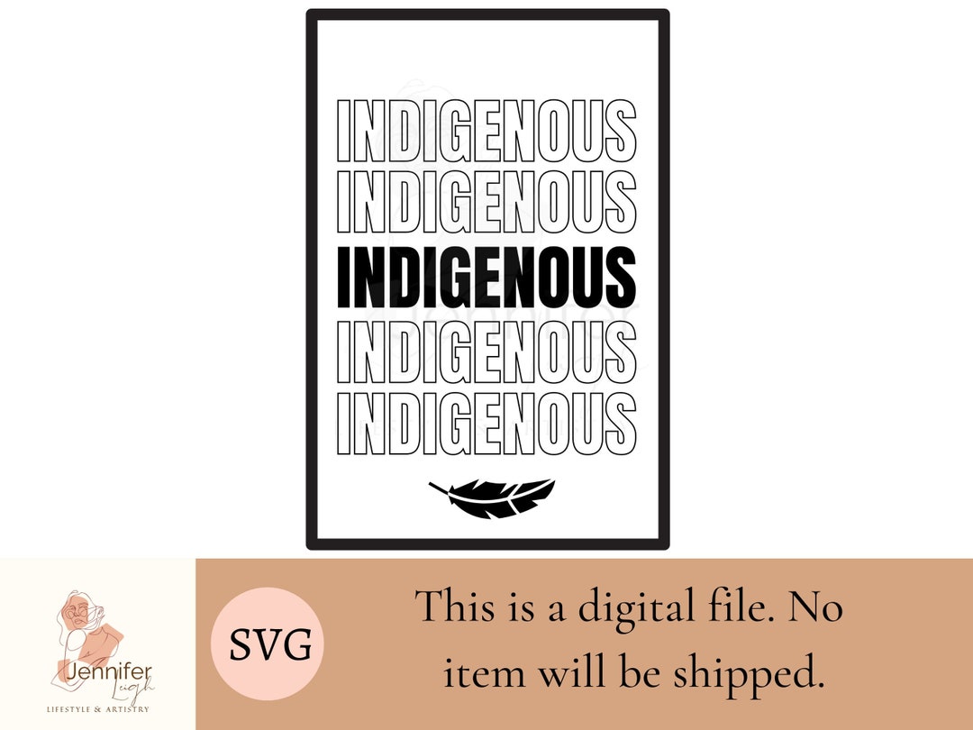 Indigenous SVG Digital Download - Etsy