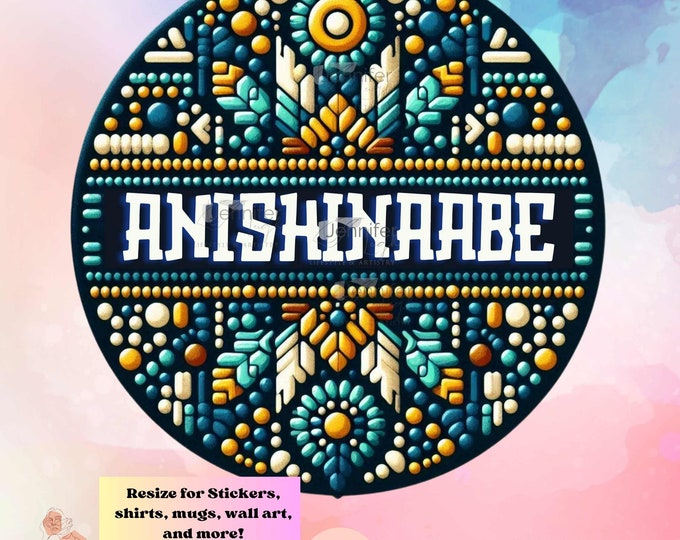 Anishinaabe Indigenous PNG Native Instant Download for Wall Art ...
