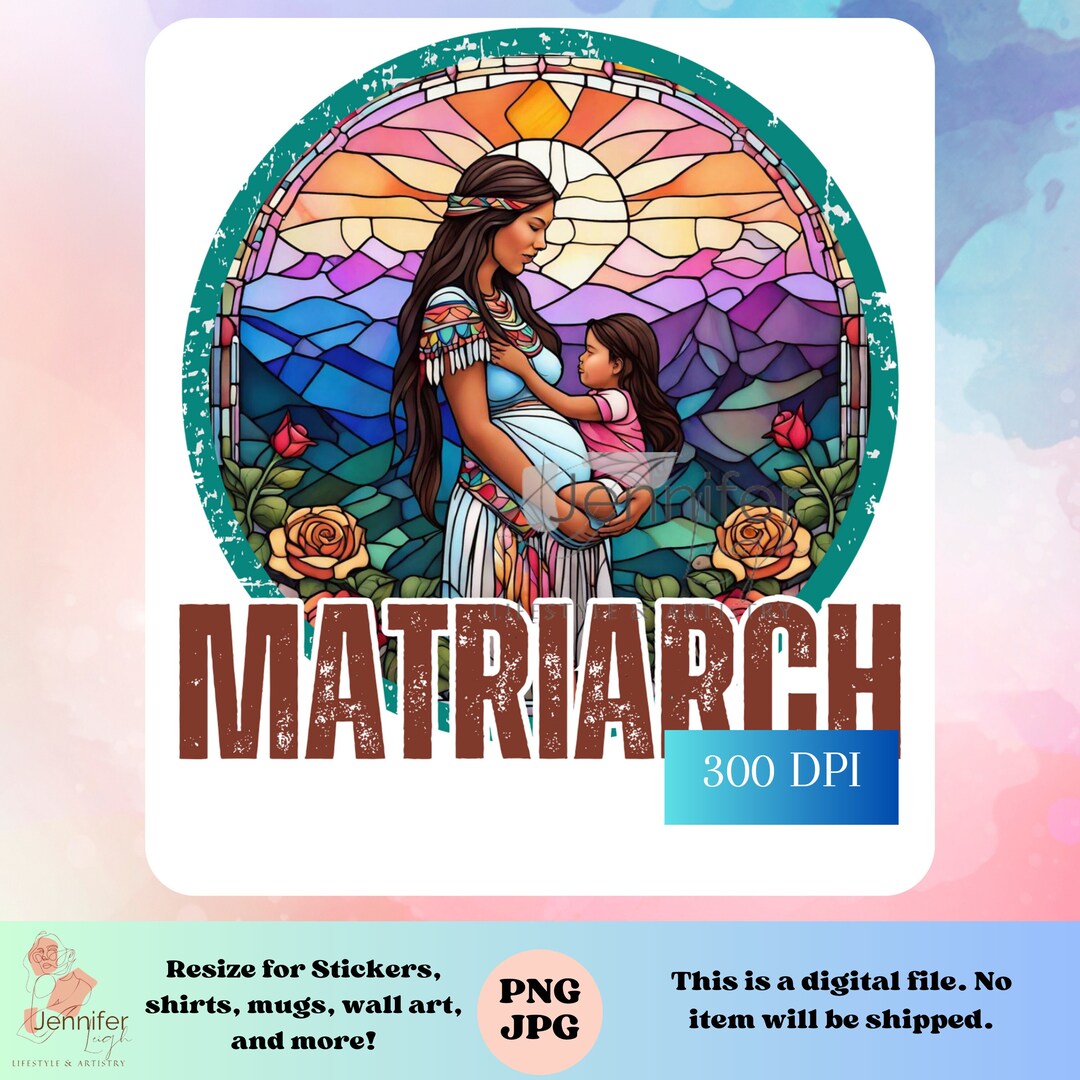 Indigenous Matriarch JPEG PNG Native Designs Digital Download for ...
