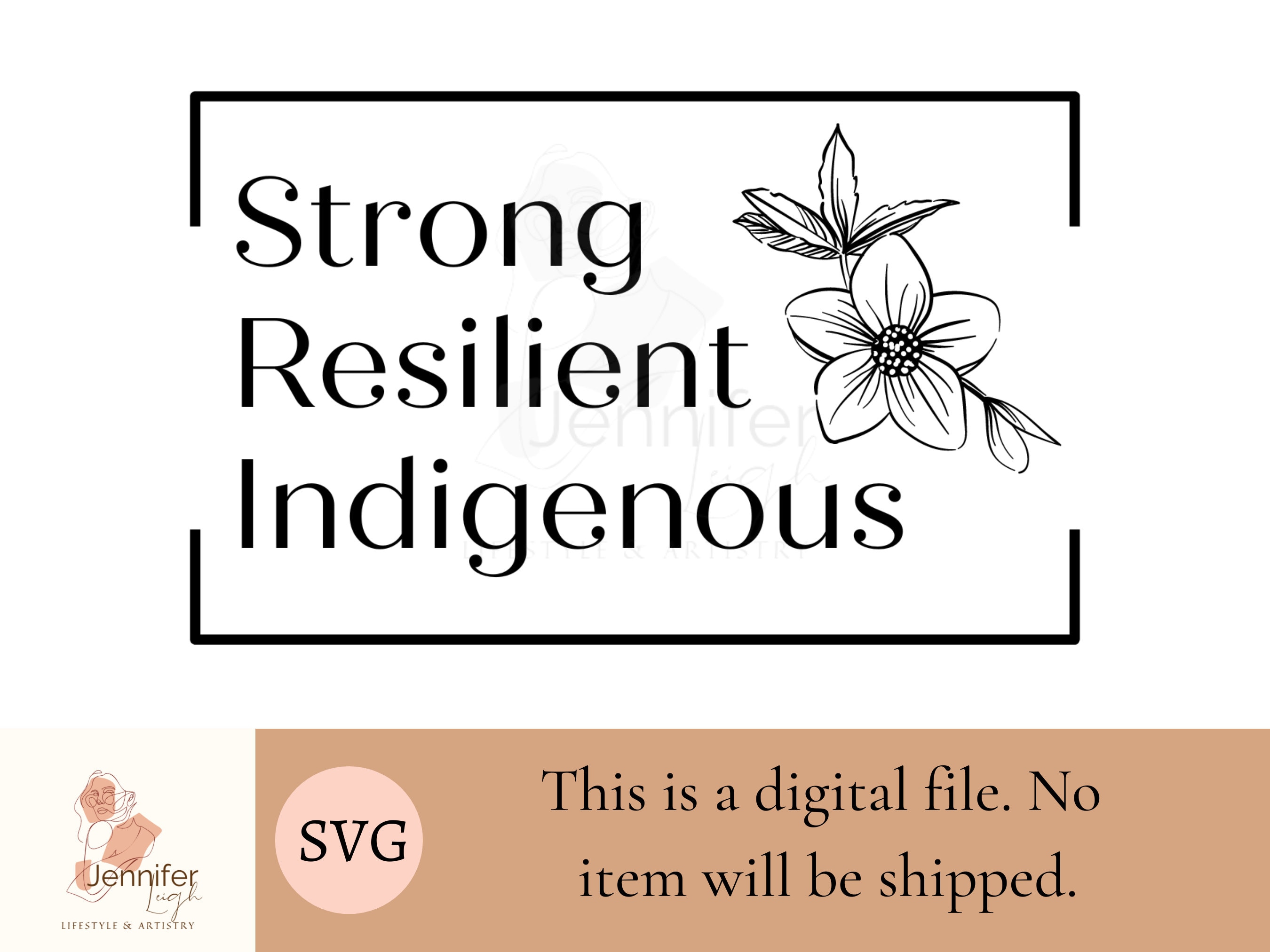 Strong Resilient Indigenous SVG Digital Download - Etsy