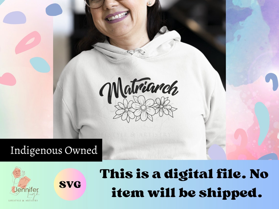 Indigenous Matriarch SVG PNG Native Digital Download for Cricut Vinyl ...