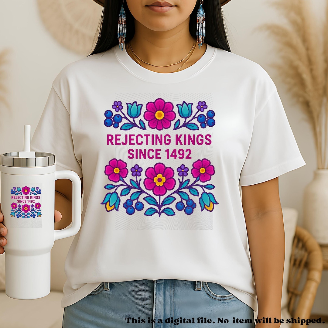 Rejecting Kings Native Florals PNG Native Instant Downloads for Shirts ...