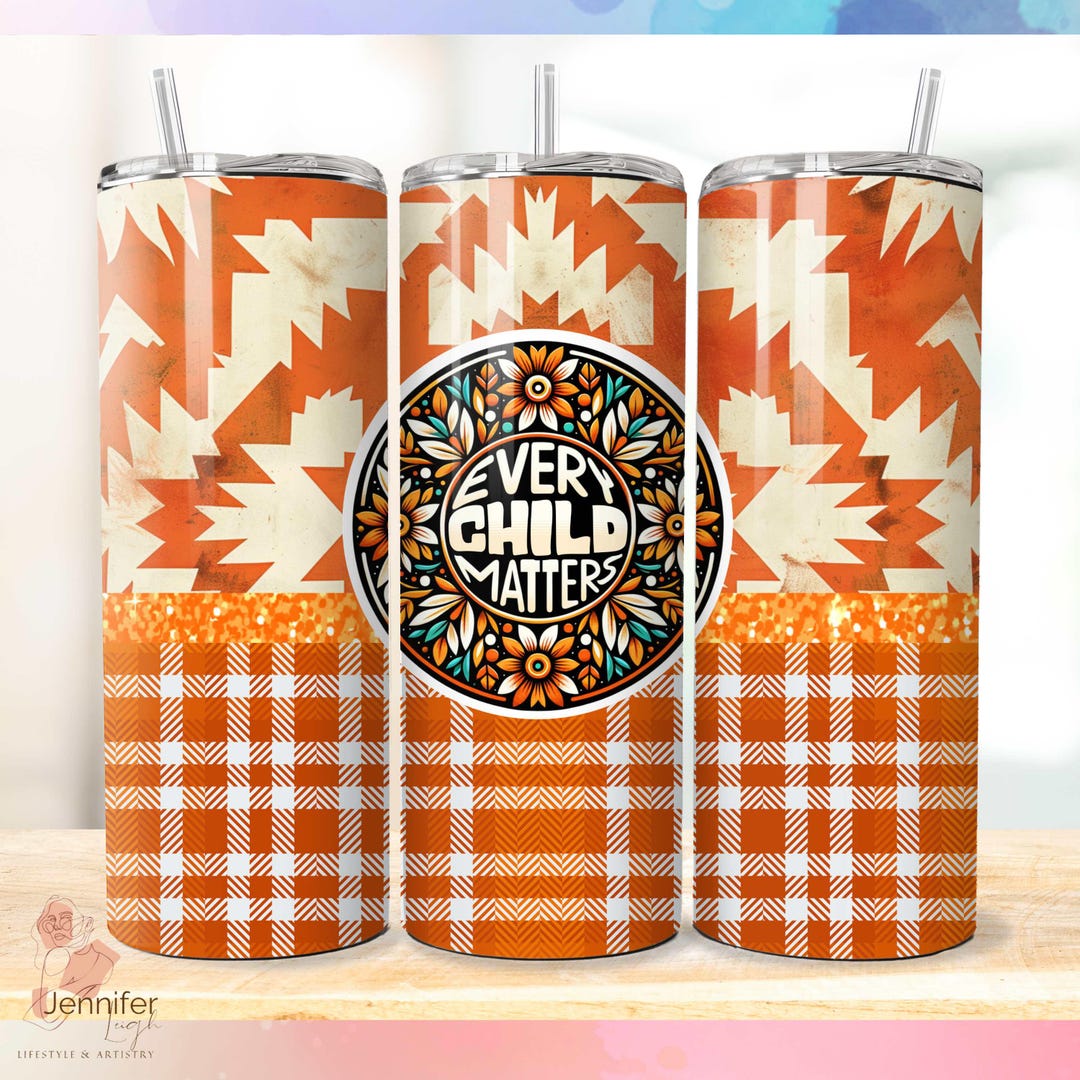 Indigenous Orange Shirt Day Tumbler Wrap Native Png Digital Download ...