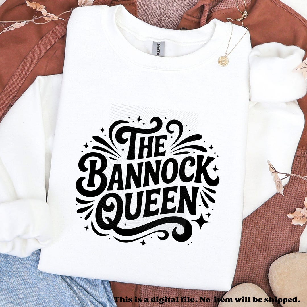 Bannock Queen Native Svg Png Native Digital Download for Cricut, Shirts ...