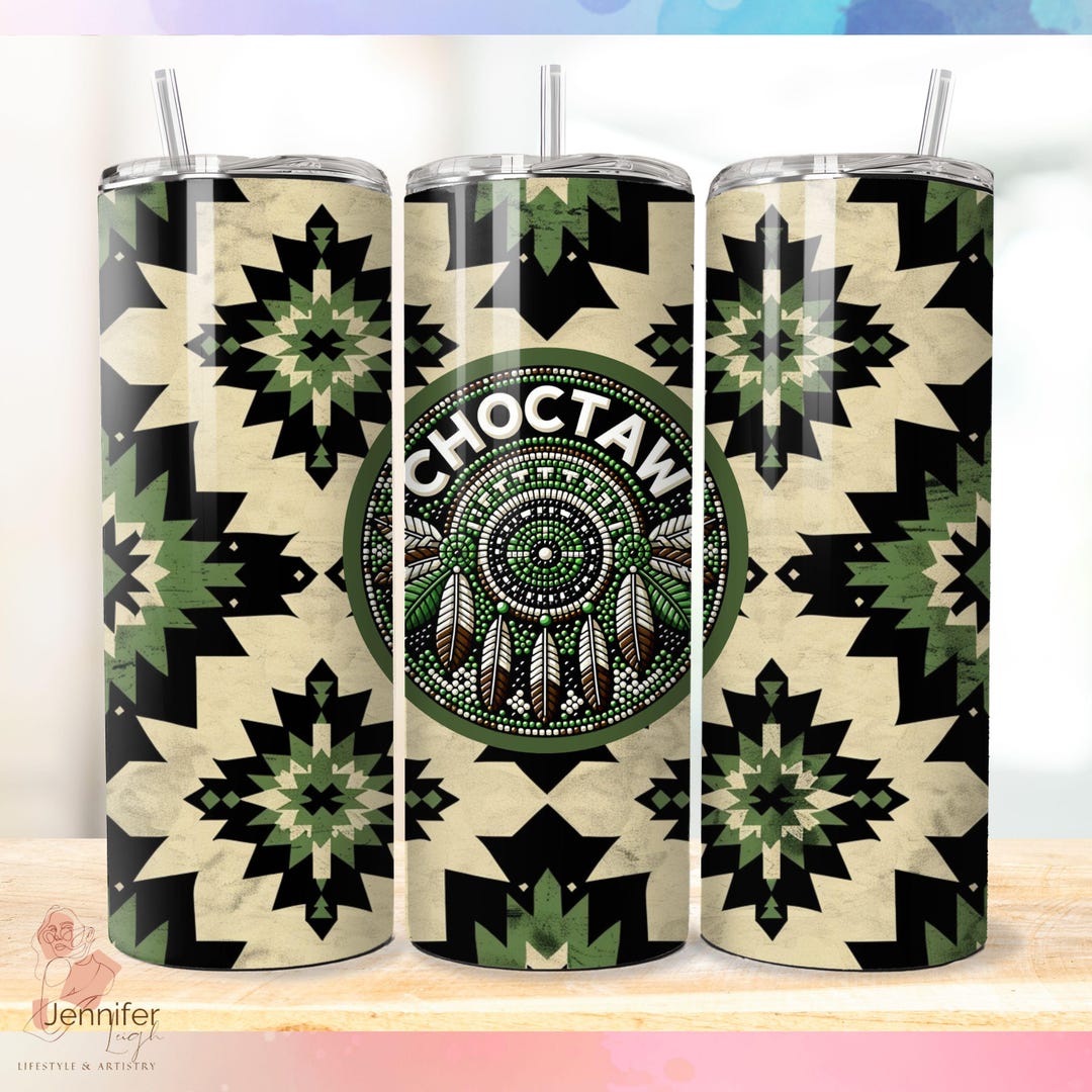 Seamless Choctaw Indigenous Png Native Tumbler Wrap Instant Download ...