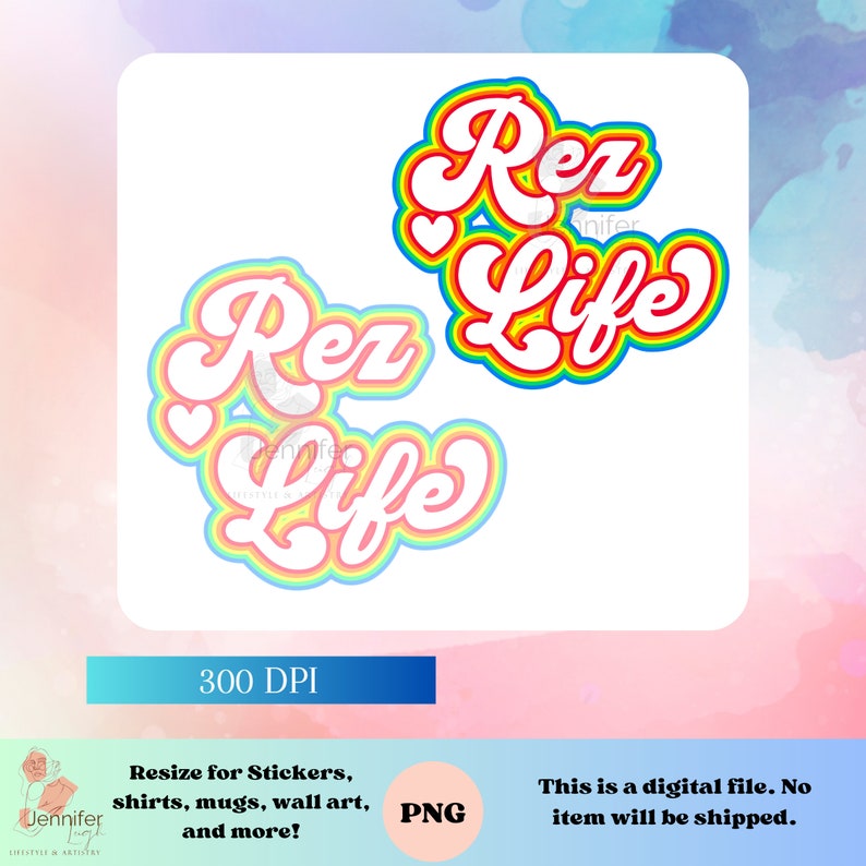 Rez Life Rainbow Indigenous PNG Native Digital Download for Cricut ...